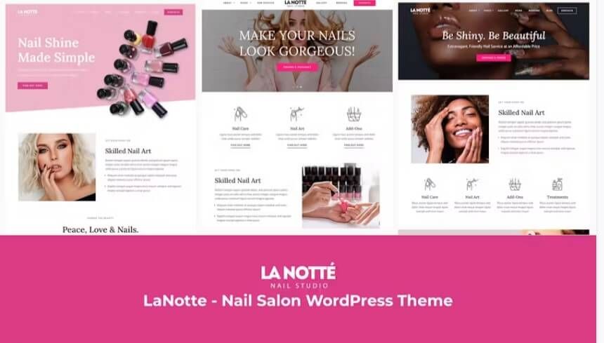7 Best Nail Salon WordPress Themes for August 2025