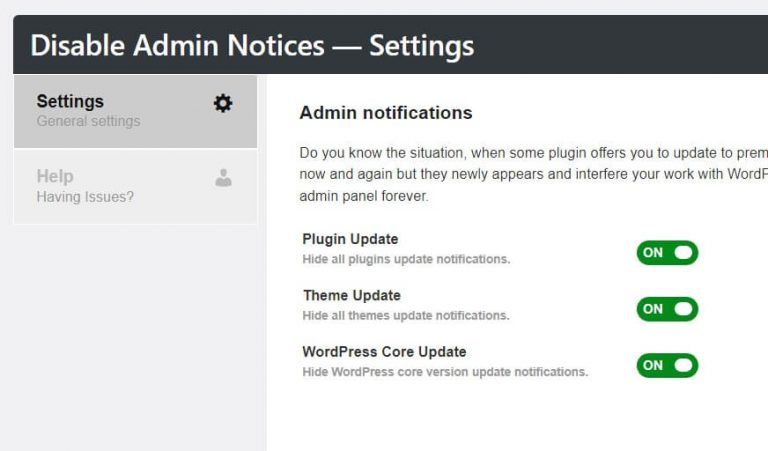 How to Disable Plugin & Theme Update Notification on WordPress